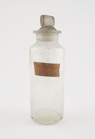 Glass bottle, no label | Science Museum Group Collection