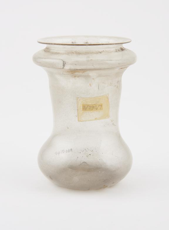 Glass albarello | Science Museum Group Collection