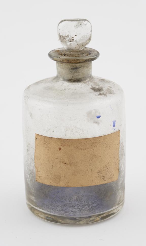 Glass bottle, no label | Science Museum Group Collection