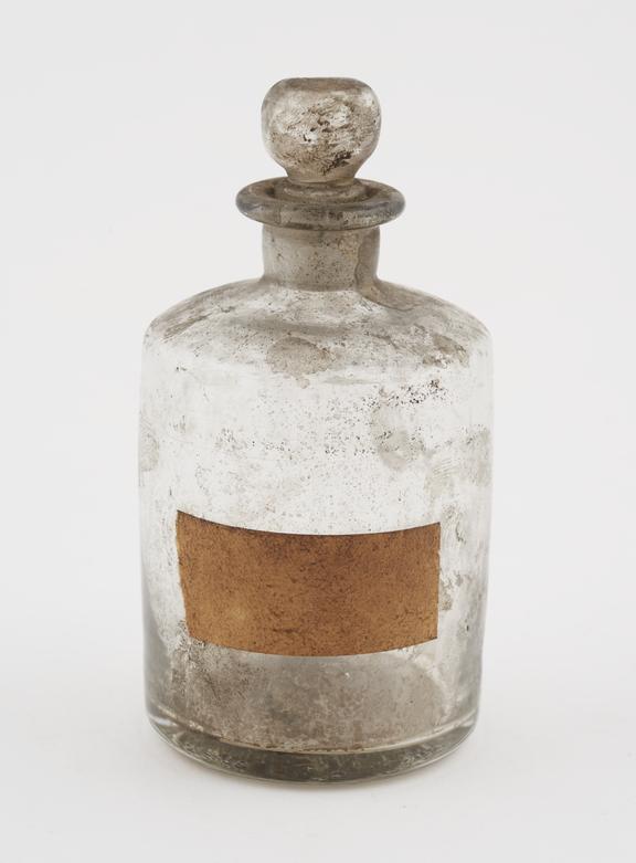Glass bottle, no label | Science Museum Group Collection