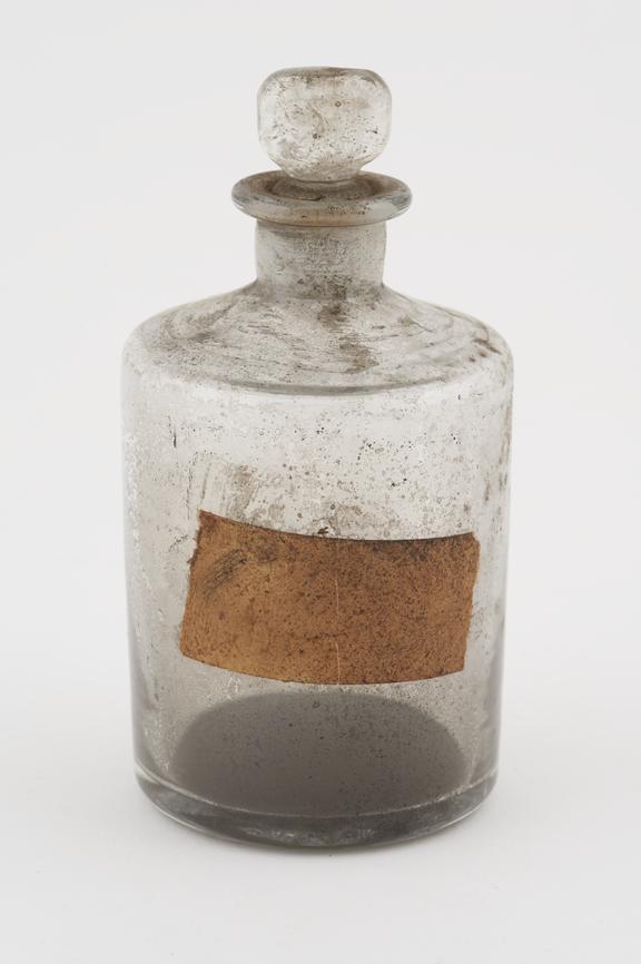 Glass bottle, no label | Science Museum Group Collection
