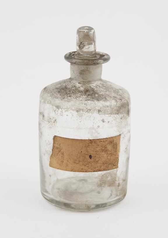 Glass bottle, no label | Science Museum Group Collection