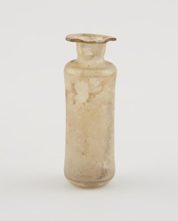 Glass bottle, cylindrical | Science Museum Group Collection