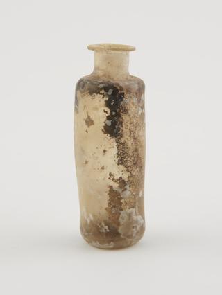 Glass bottle, cylindrical | Science Museum Group Collection