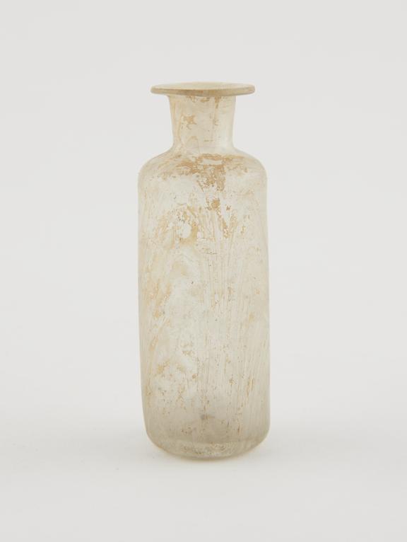Glass bottle, cylindrical | Science Museum Group Collection
