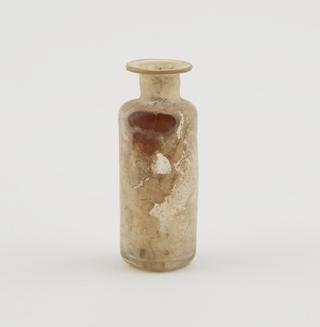 Glass bottle, cylindrical | Science Museum Group Collection