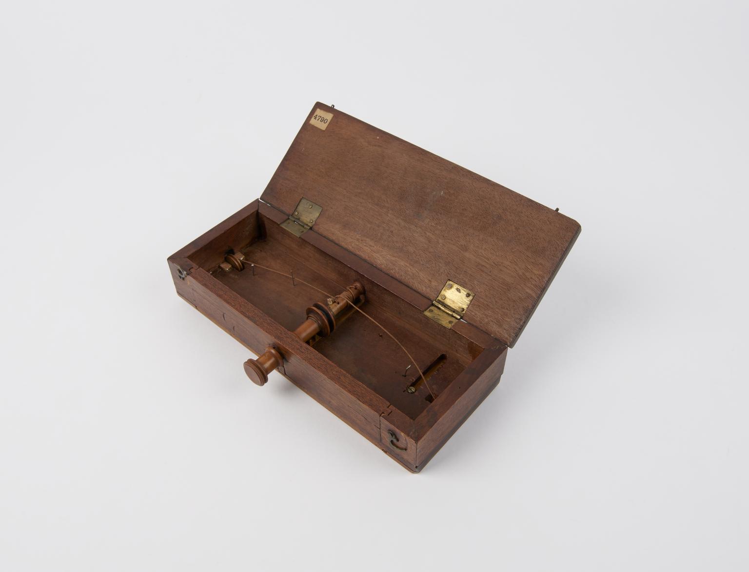 Boxwood model to illustrate the aberration of light, discovered by ...