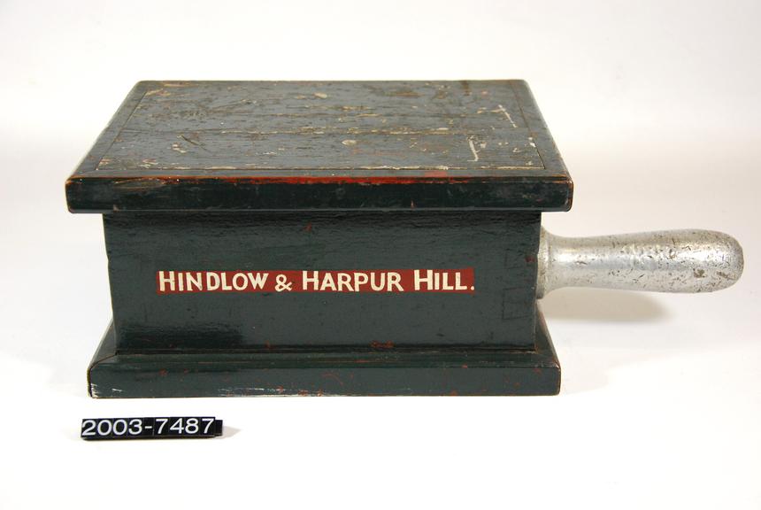 Train staff and ticket box | Science Museum Group Collection