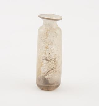 Glass bottle, cylindrical, found in London | Science Museum Group ...