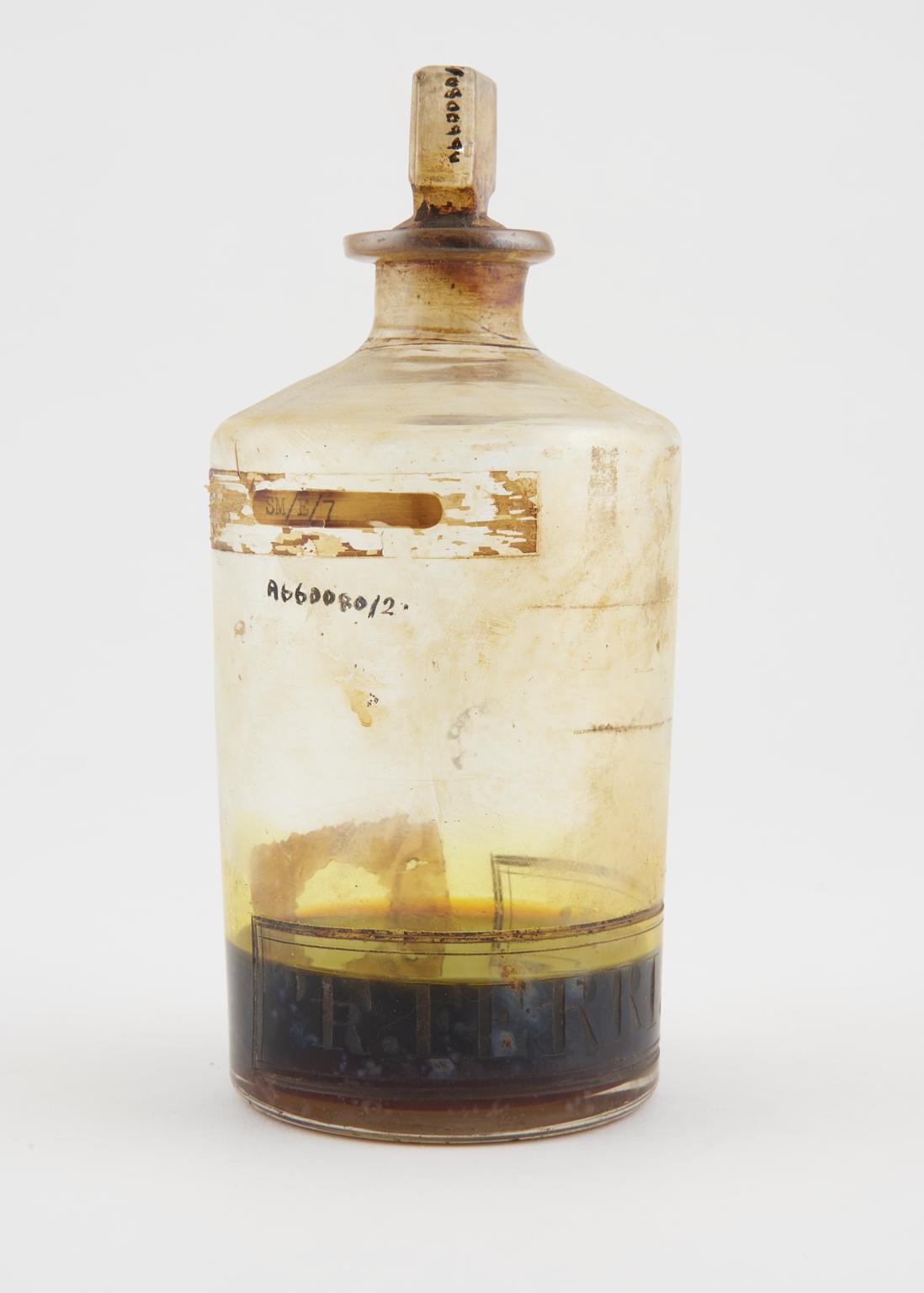 2 clear glass shop rounds | Science Museum Group Collection