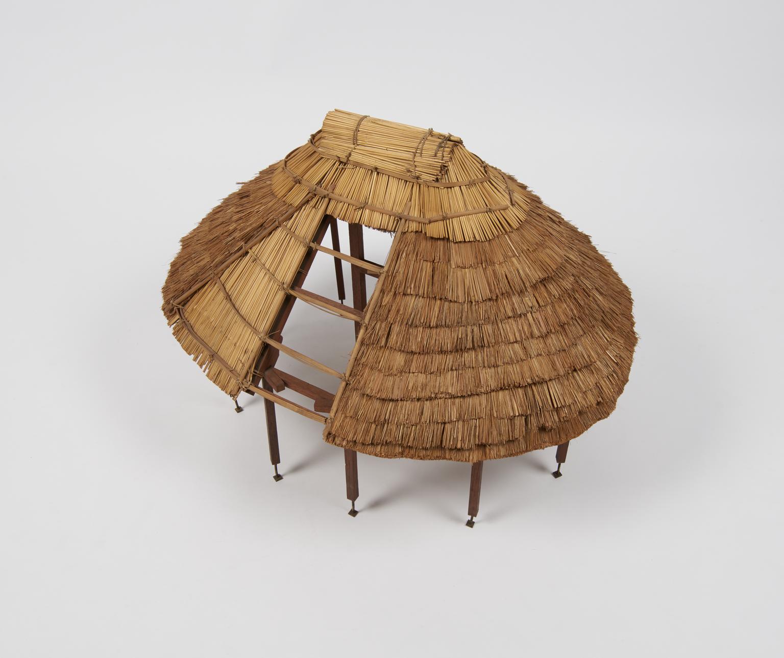 Model of a standard ‘Bengal’ thermometer shed used in India, scale 1:10 ...