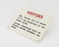 Collection of hospital signs from Liverpool Royal Infirmary, 1970-1980 ...