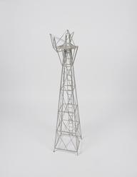 Model of instrument tower for free-air measurements | Science Museum ...