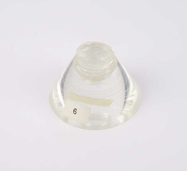 Sample perspex window used in researching high pressure windows ...