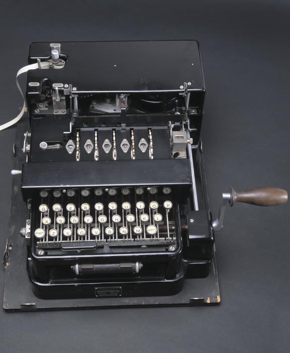 Typex Mk III cypher machine for field use, c. 1945 | Science Museum ...