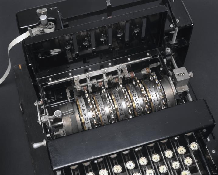Typex Mk III cypher machine for field use, c. 1945 | Science Museum ...