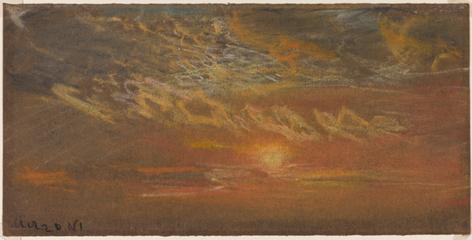 Eight sky sketches by William Ascroft | Science Museum Group Collection