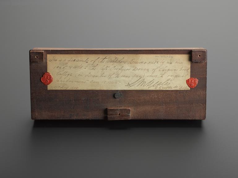 Facsimile 1865 homemade telephone, 1888 | Science Museum Group Collection