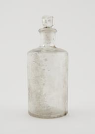 8oz clear glass machine moulded shop round | Science Museum Group ...