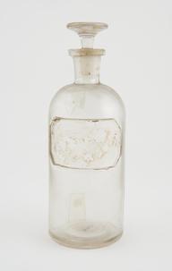 Bottle, clear glass | Science Museum Group Collection