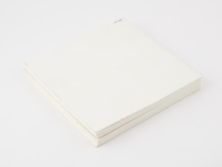 Sample of wood pulp as it arrives at BCL's factory to make "Cellophane ...