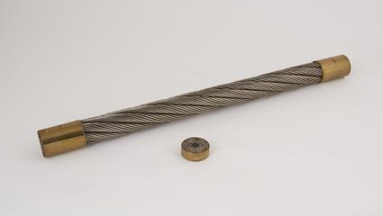Sample of 4" flattened strand winding rope | Science Museum Group ...