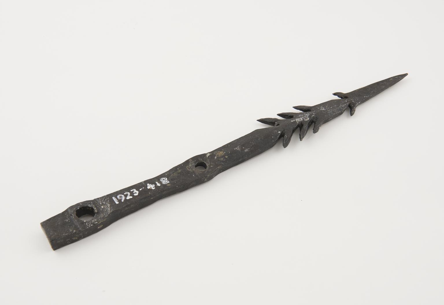 Boring tool from Egypt with two iron fittings and basket | Science ...