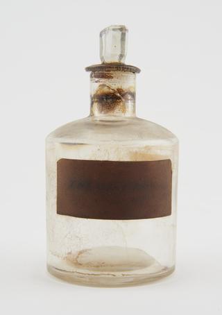 Bottle, clear glass | Science Museum Group Collection