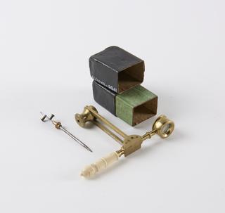 Pocket 'Flower' microscope with leather case | Science Museum Group ...