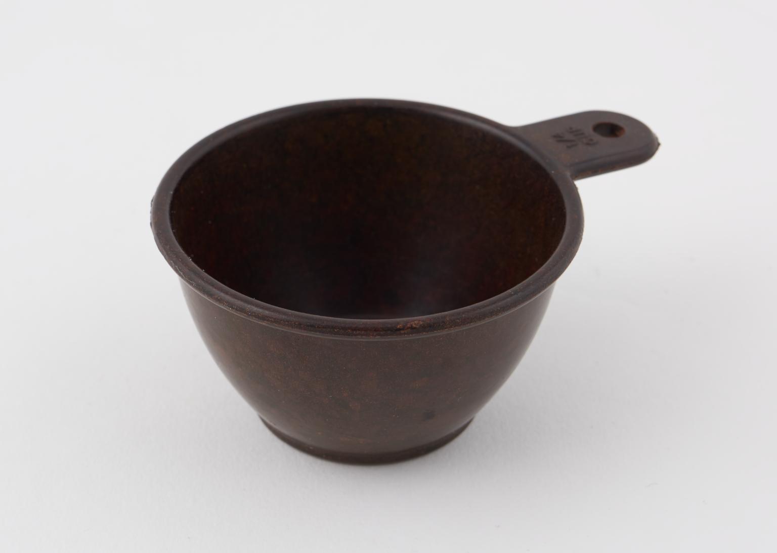 One of set of three measuring cups | Science Museum Group Collection