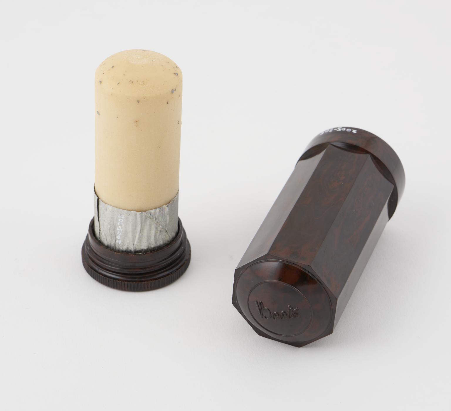 Octagonal, fluted container made of phenol formaldehyde | Science ...
