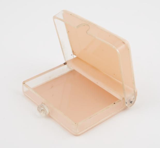 Rectangular cigarette box of pink acrylic with perspex edges | Science ...