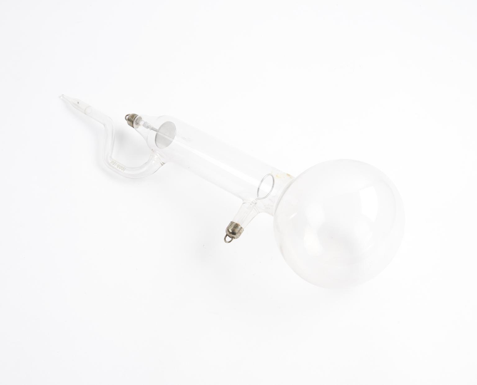 Rontgen-type x-ray tube with cylindrical body and bulbous end | Science ...
