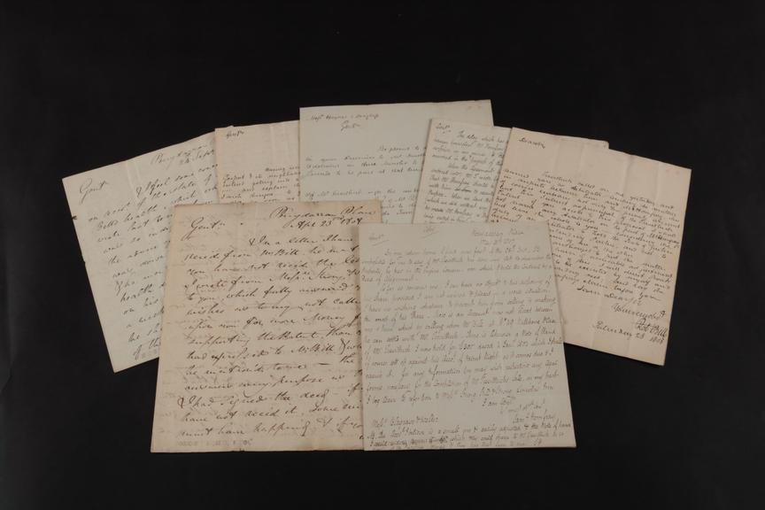 Collection of letters and accounts relating to Richard Trevithick's ...