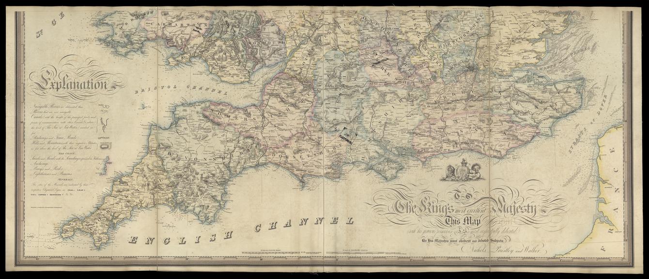Map of the Inland Navigation | Science Museum Group Collection