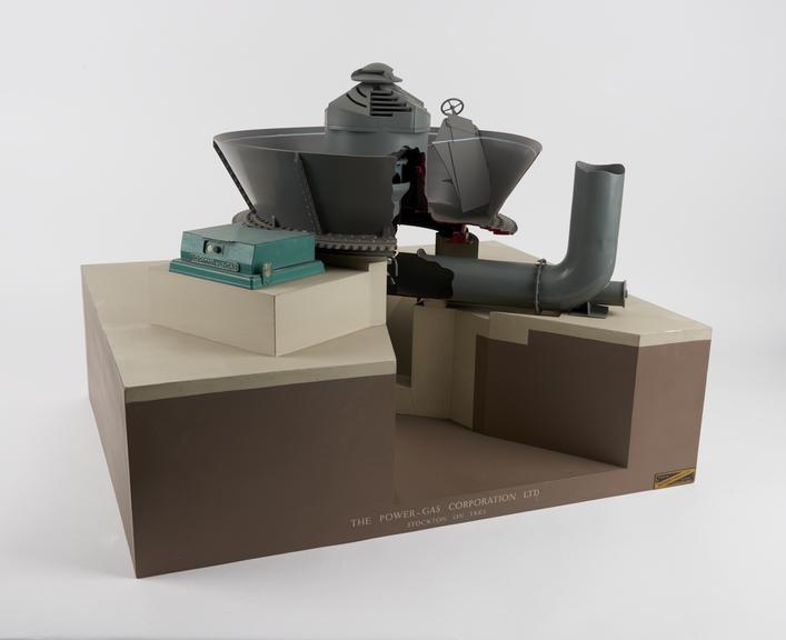 Model of a Lymn-Rambush revolving grate. | Science Museum Group Collection
