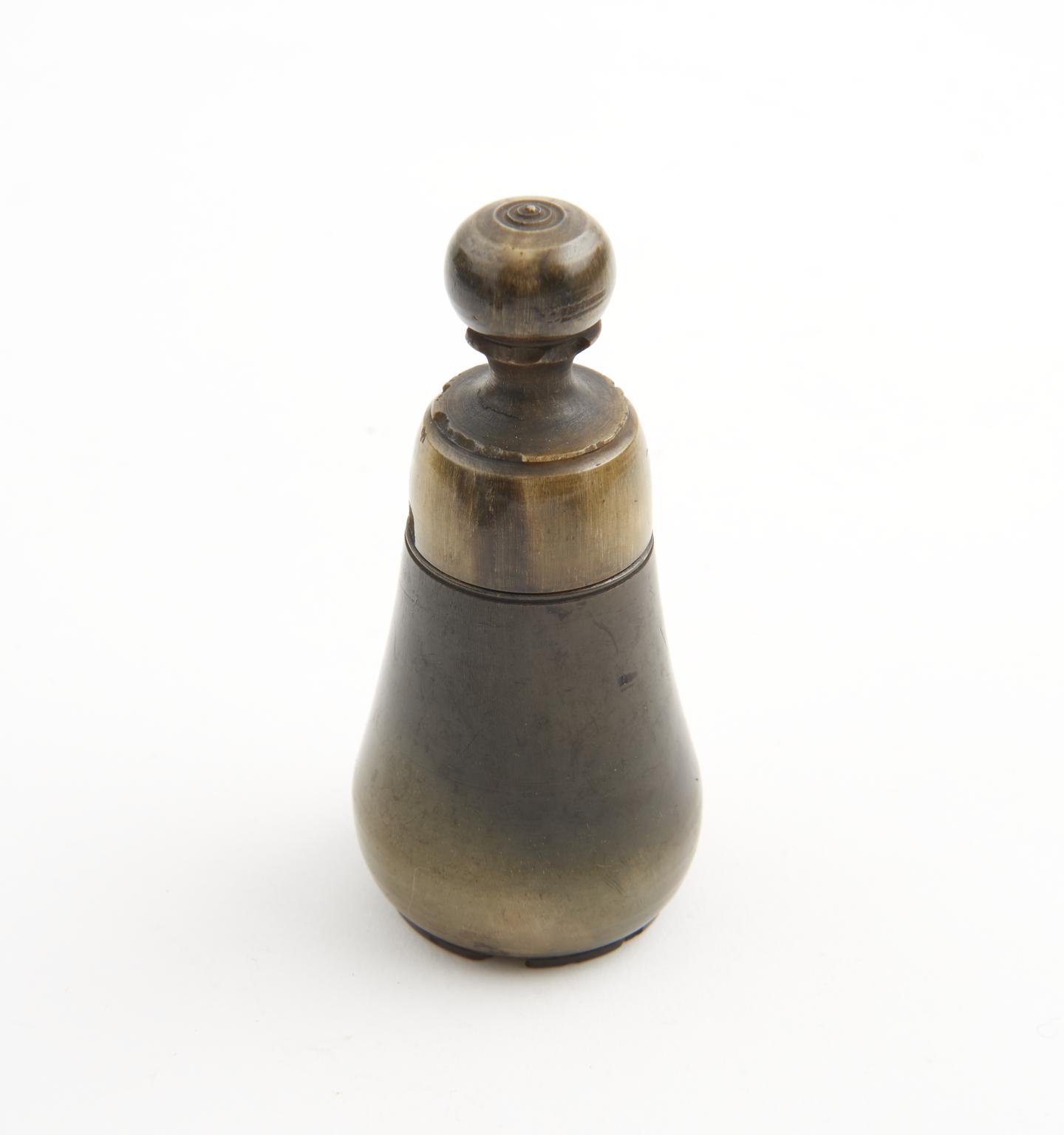 2 circular horn containers | Science Museum Group Collection