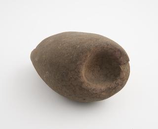 Mortar, stone, circular depression in upper surface | Science Museum ...
