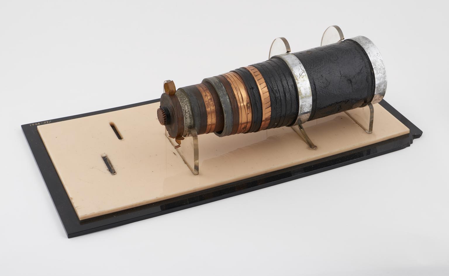 Sample of 264-KV Compression cable | Science Museum Group Collection