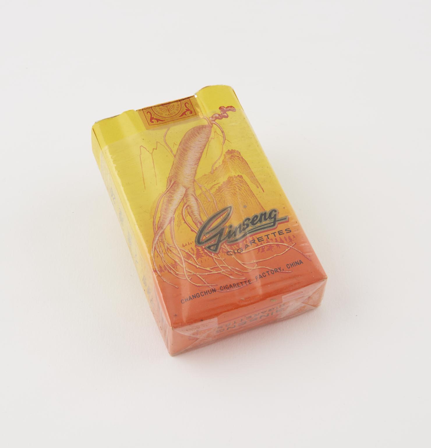 Packet of 20 Ginseng cigarettes | Science Museum Group Collection