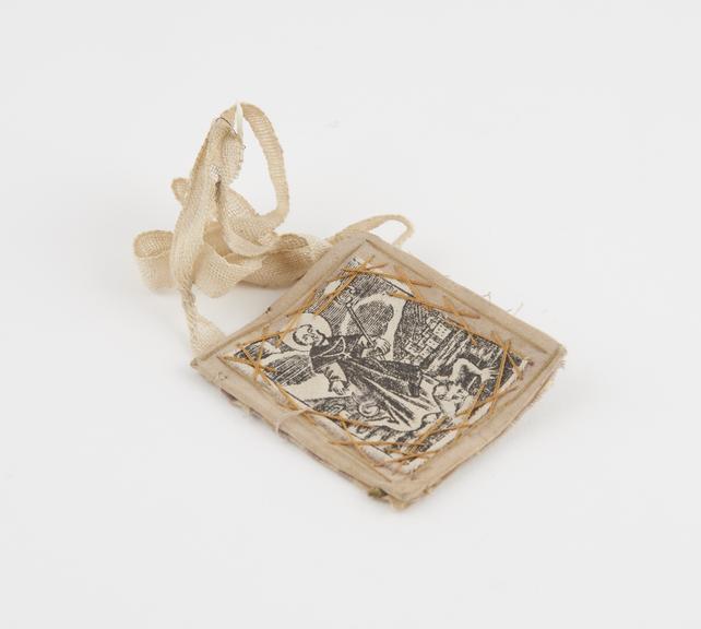 Cloth amulet, Spain, 1800-1920 | Science Museum Group Collection