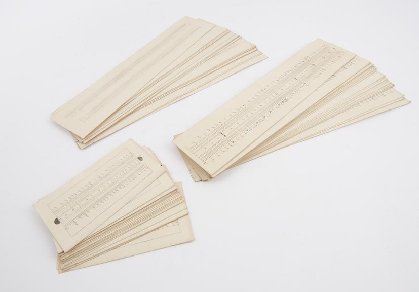 Printed paper scales, for currency conversion rule | Science Museum ...