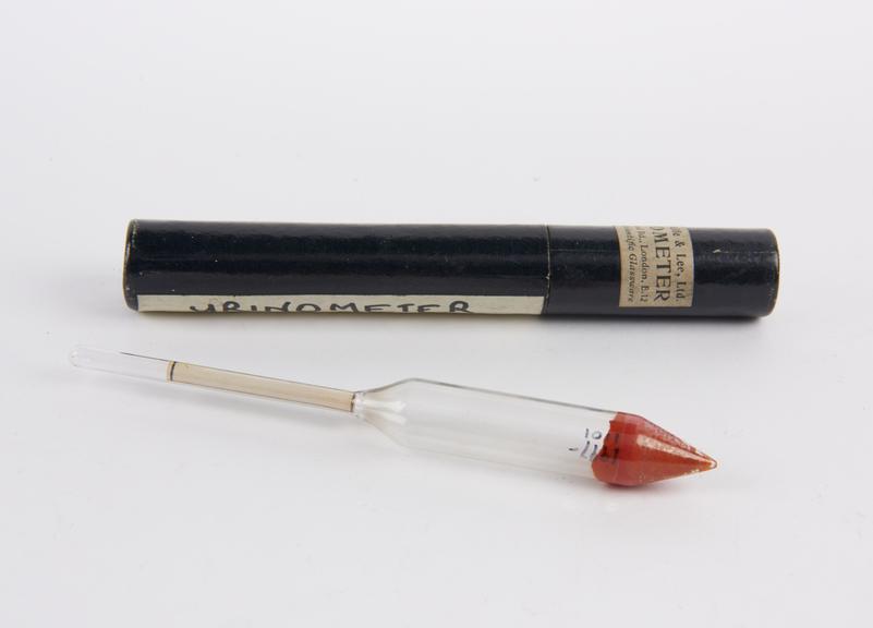 Glass urinometer marked Poulton | Science Museum Group Collection