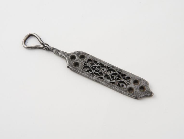 Fire-steel (length 4 1/2 ins) of unusual | Science Museum Group Collection