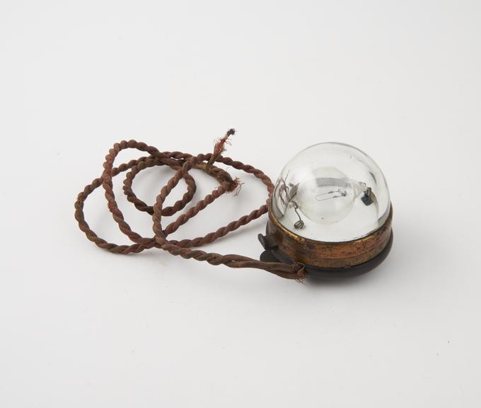 Early electric pocket lamp | Science Museum Group Collection