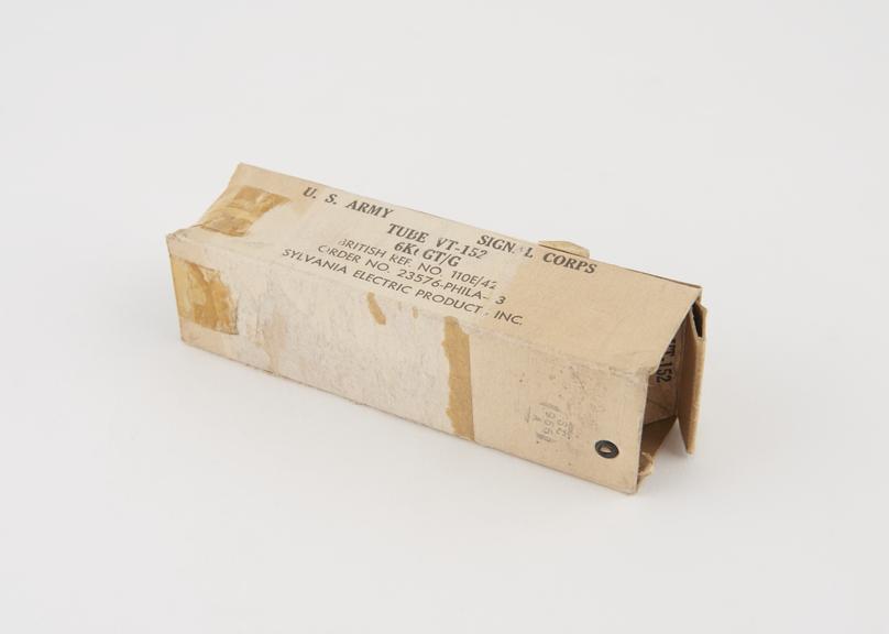 McVitie Weston valve collection, Sylvania valve, type 6K6GT/G | Science ...