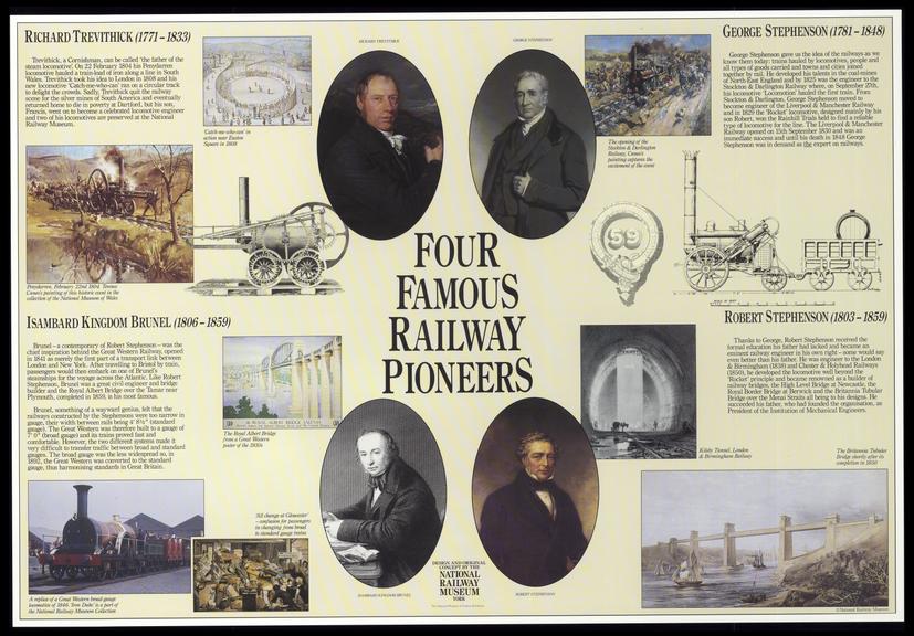 Four Famous Railway Pioneers | Science Museum Group Collection