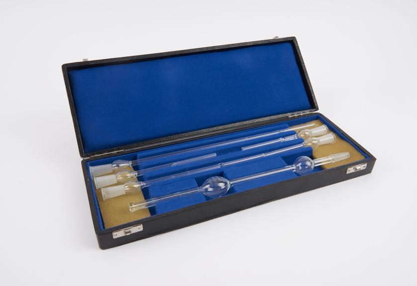Traube-Gerhardt stalagmometer in case | Science Museum Group Collection