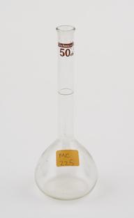 50ml single graduation volumetric flask | Science Museum Group Collection