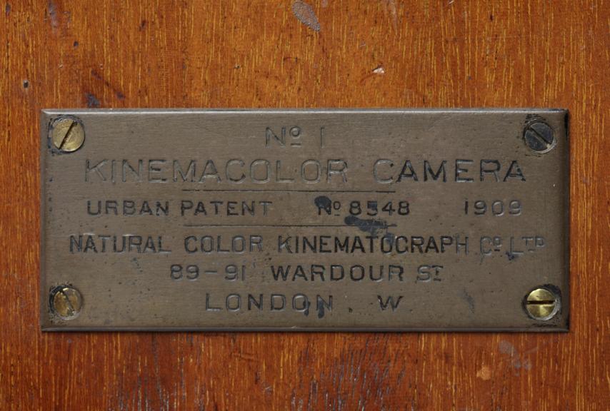 No 1 Kinemacolor Camera | Science Museum Group Collection